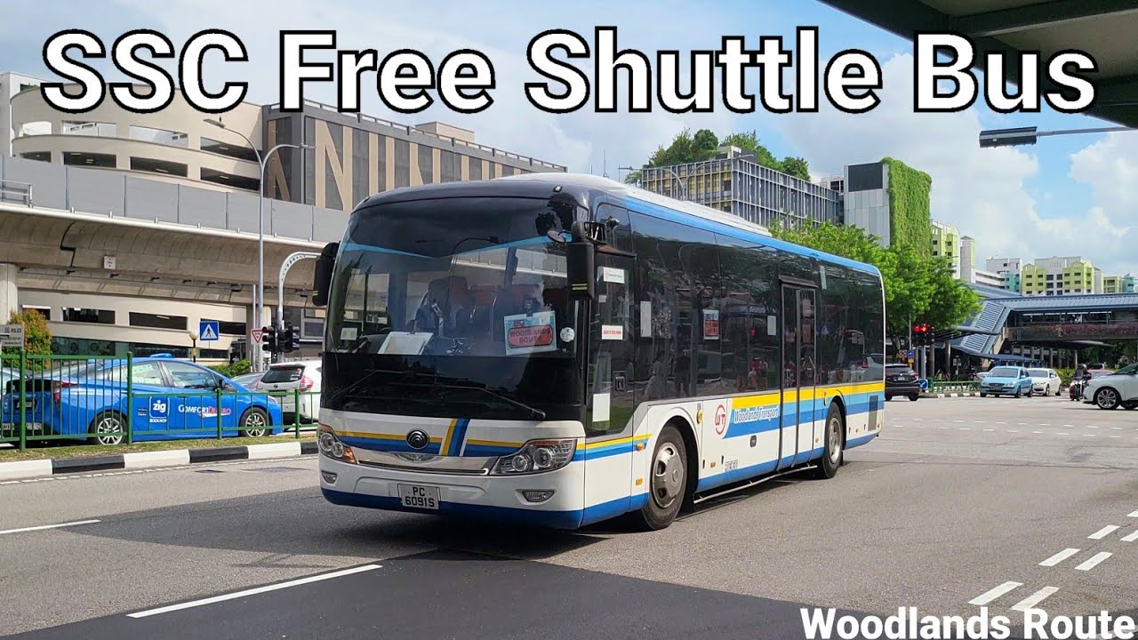 PC6091S - SSC Shuttle Bus Woodlands Route [Yutong ZK6116HE] - YouTube