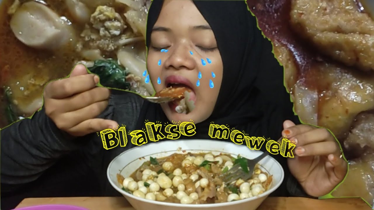 Mukbang Seblak Mewek Seblak Pedas Seblak Ceker Seblak Aci