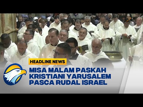 Umat Kristiani Palestina Misa di Gereja Makam Suci - YouTube