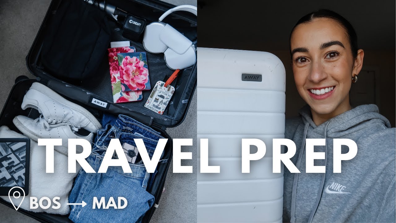 TRAVEL PREP VLOG: prep & pack with me for MADRID, SPAIN! my European ...
