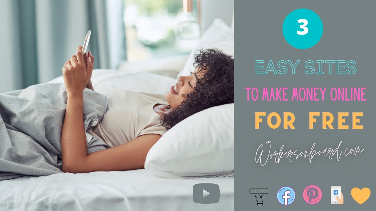 3 Easy Sites to Make Money for Free! (Payment Proofs) Super Easy - YouTube