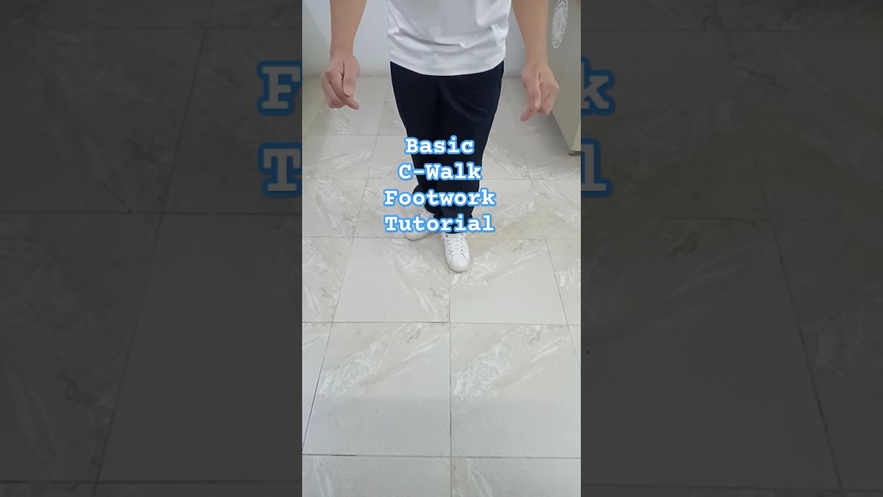 2 Basic Step in C-Walking #cwalk #footwork #tutorial #oldschoolhiphop # ...