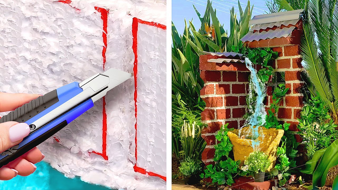 4 FANTASTIC CRAFTS with WATER and different materials - YouTube