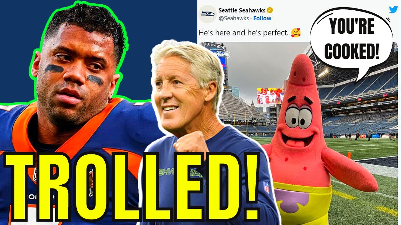 Seattle Seahawks ALL TIME TROLLS Broncos QB Russell Wilson Using ...