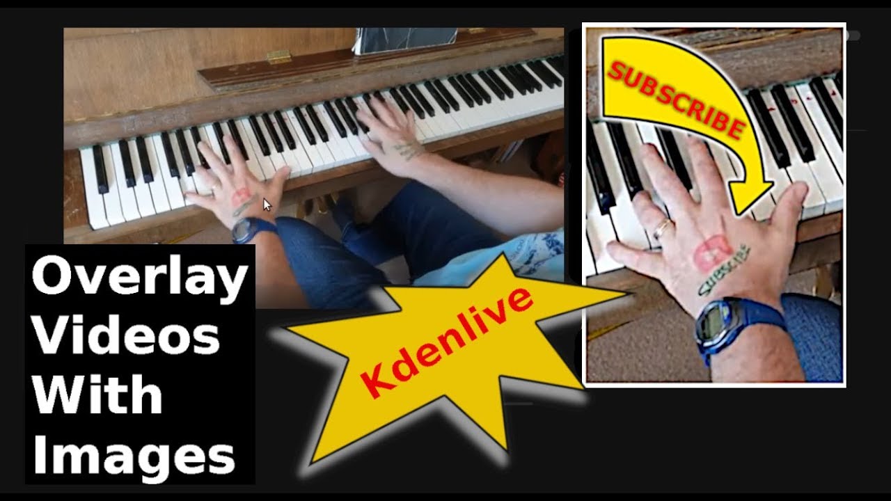 Kdenlive Version 18.08.2 Overlay Video With fade-in Subscribe Image ...