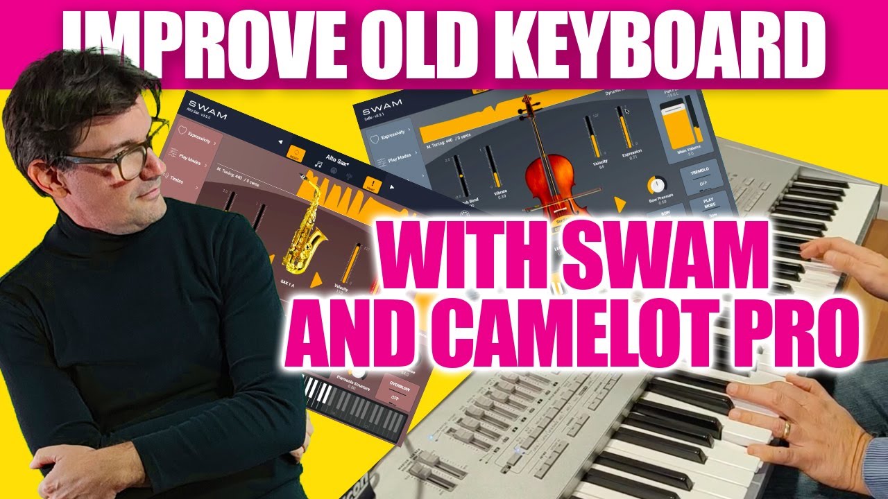 Improve old arranger keyboard with SWAM instruments Camelot Pro by Audio Modeling - YouTube