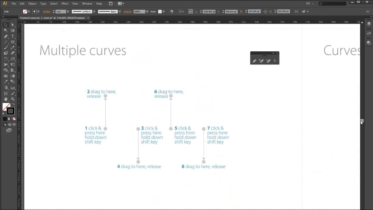 Pen tool Exercise - YouTube