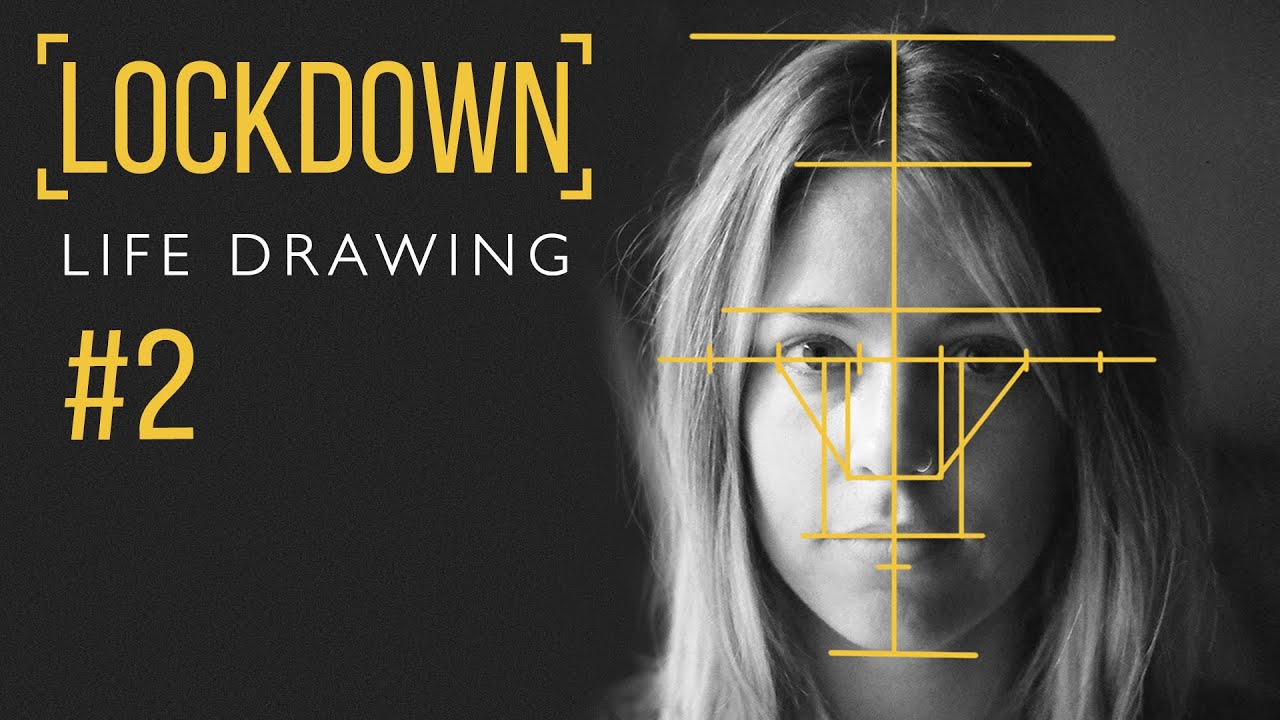 Lockdown Life Drawing #2 ️ Portrait Tips [Draw Along Live Stream] (ft ...