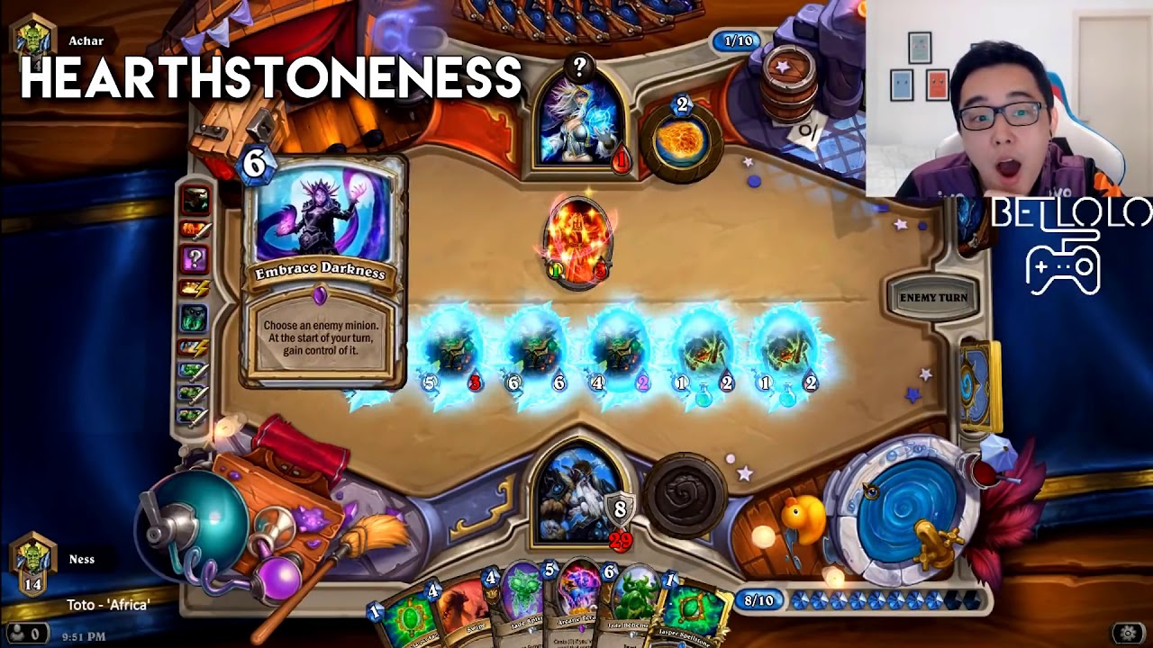 40 MIND CONTROL WARS!! Hearthstone Daily Moments Ep 698 - YouTube