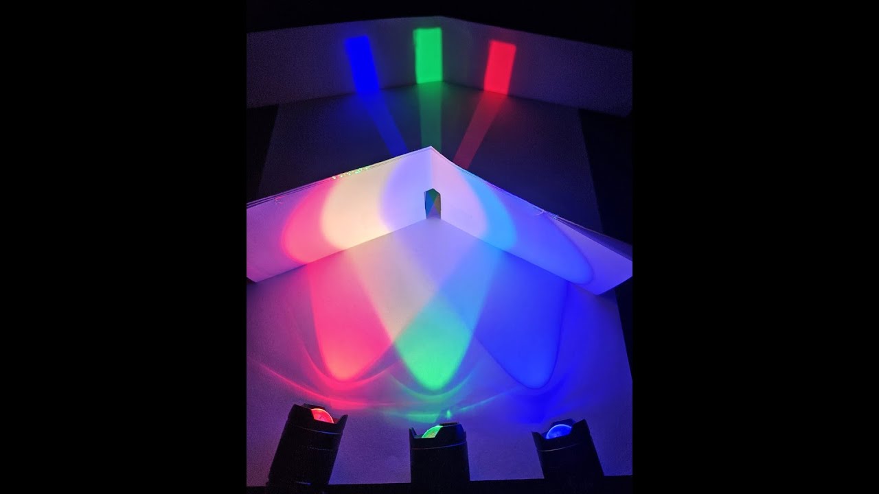 RGB and CMY with colored lights and shadows - YouTube