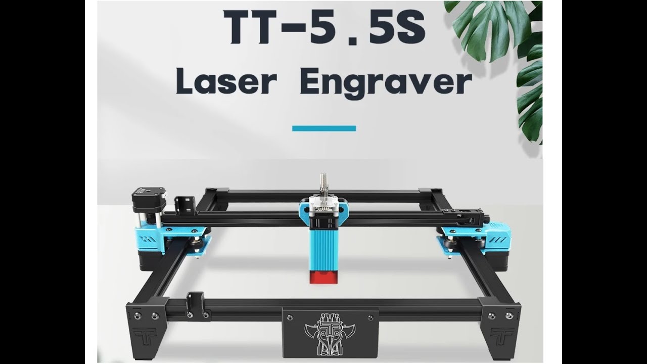 TWO TREES TOTEM S 40W Laser Engraving Machine - YouTube