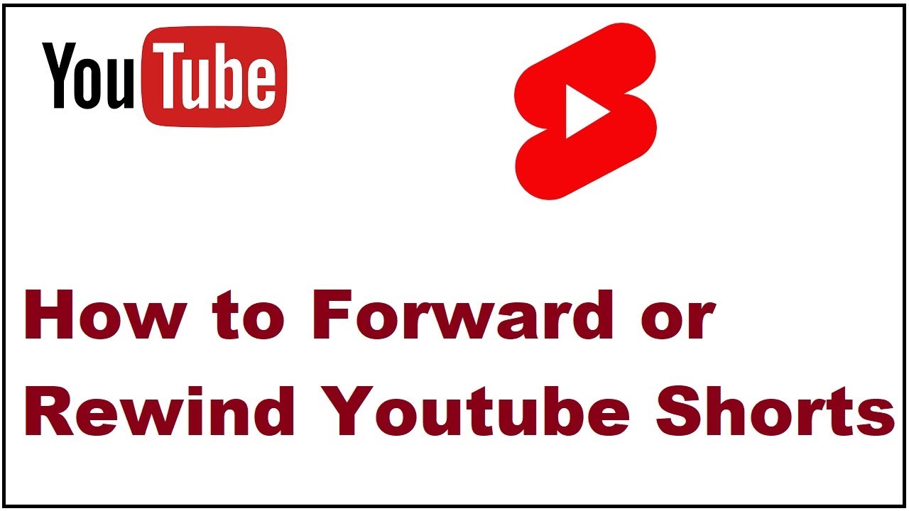 how to forward or rewind youtube shorts - YouTube