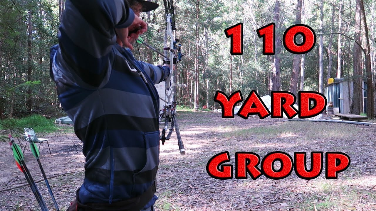 110 yards archery group - YouTube