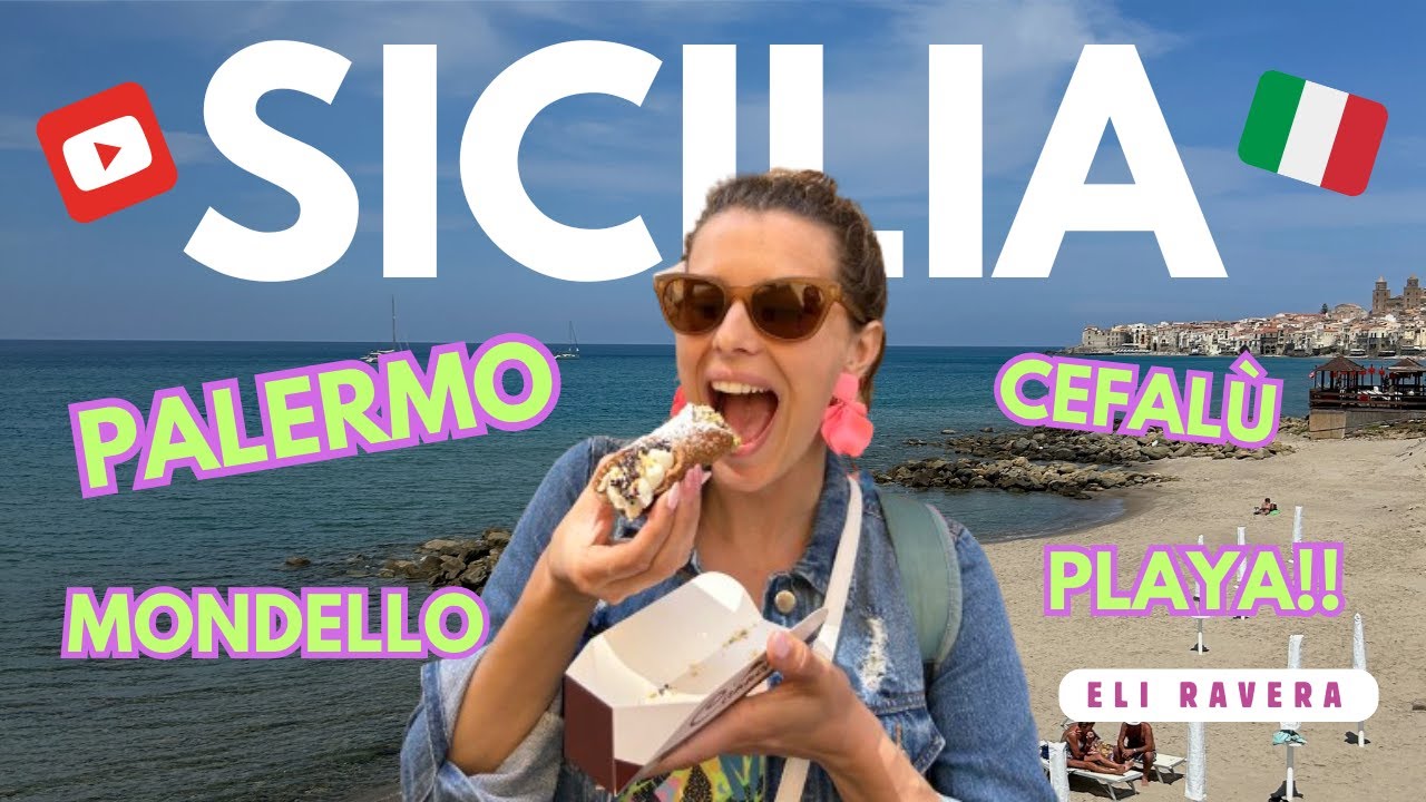 VAMOS A LA PLAYA EN SICILIA!! Palermo, Cefalu Y Mondello - YouTube