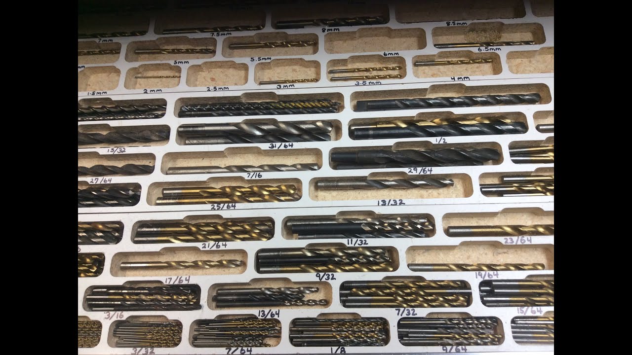 Easy to make and inexpensive Drill Bit Trays that fit in your tool box ...
