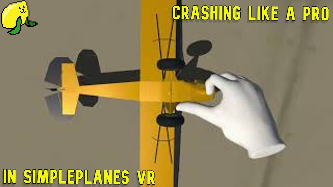 Trying my best in SimplePlanes VR - YouTube