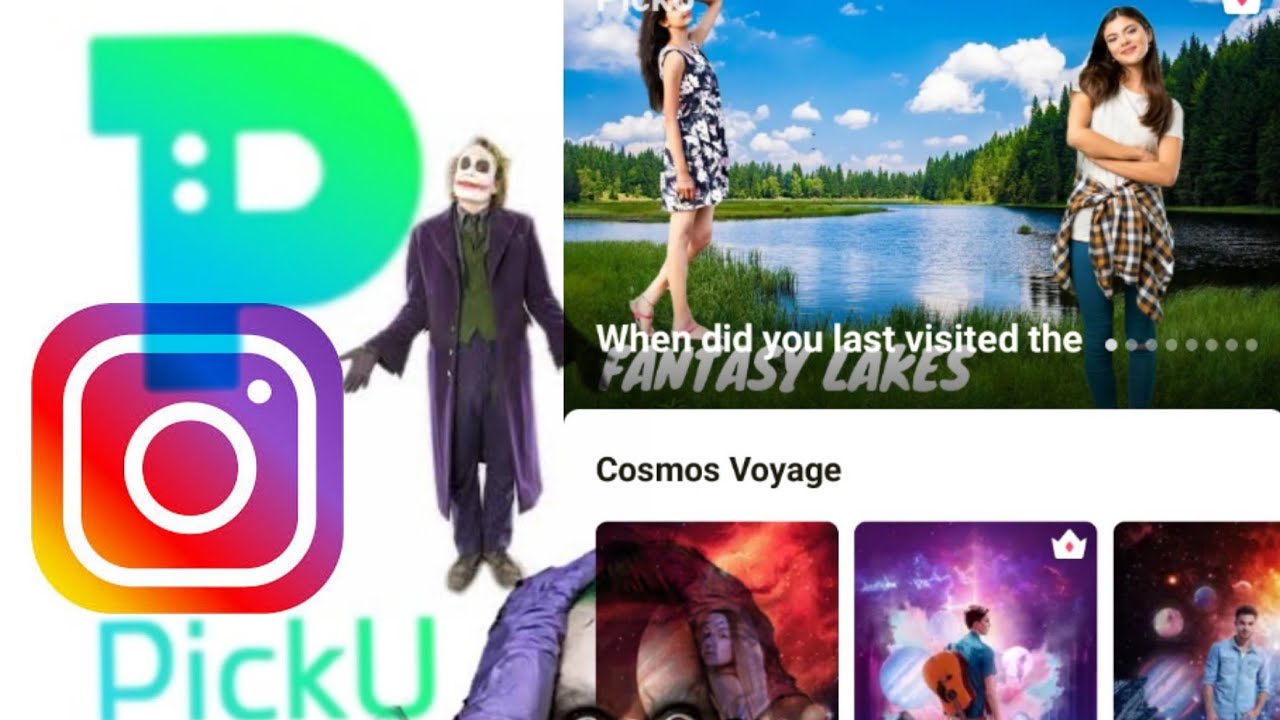 Picku photo background apps - YouTube