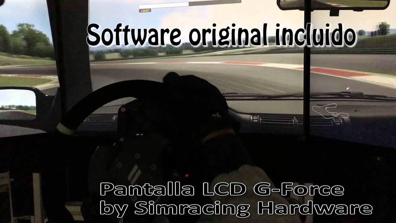 Pantalla G-Force by Simracing Hardware - YouTube