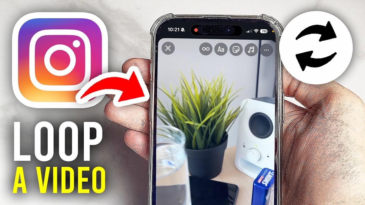How To Loop Video On Instagram Story - Full Guide - YouTube