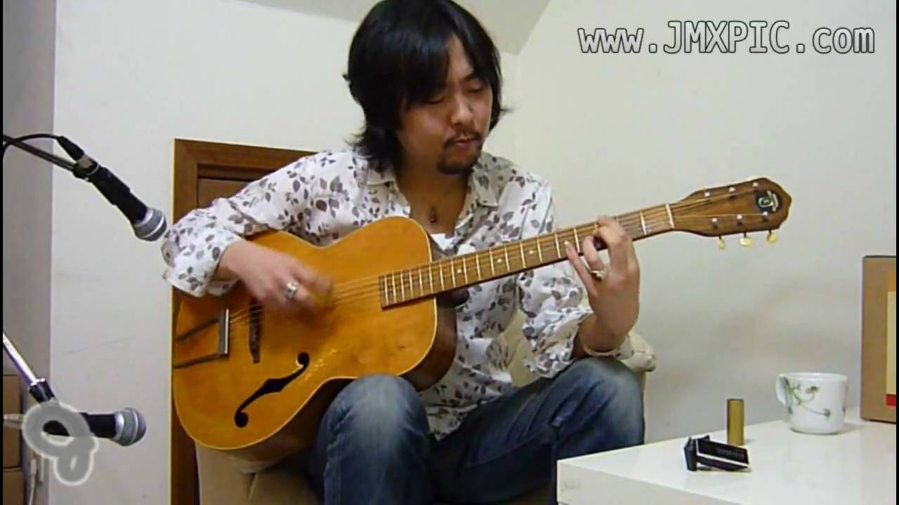 Yahoo! (JP) Auction 出品物: KAY K30 Archtop Acoustic, すのう氏による演奏 - YouTube