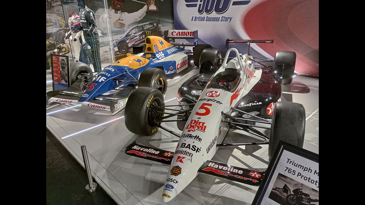 Nigel Mansell car display at Silverstone Museum - YouTube