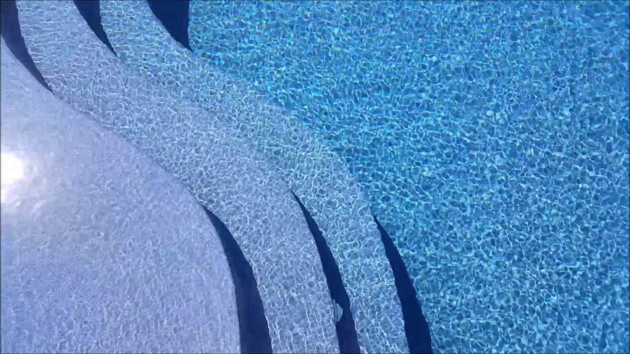 AquaBRIGHT Mediterranean Blue pool coating - YouTube