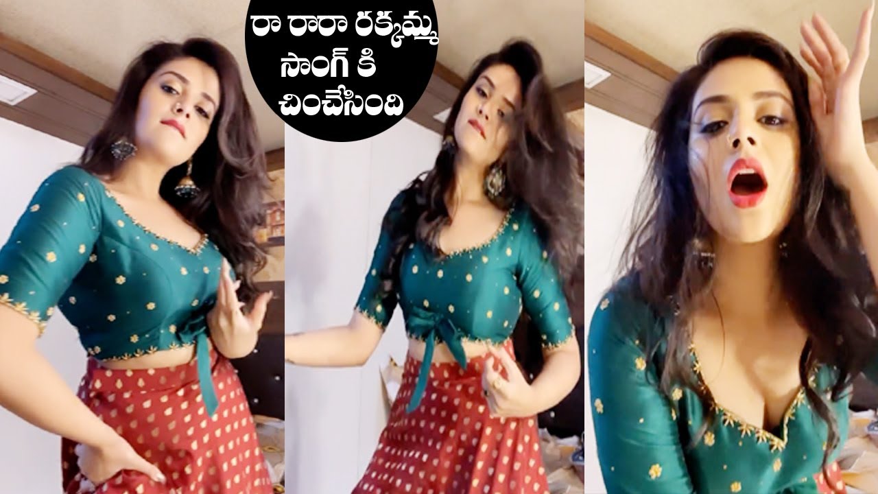 Hot Dance Video 😍 : Anchor Sreemukhi SUPER Dance Performance | Ra Ra Rakkamma Song | Tollywood ...