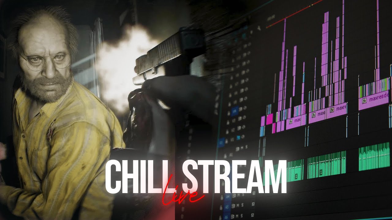 Chill stream | horror games and editing Live - YouTube