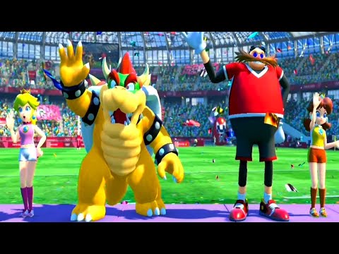 Mario & Sonic Tokyo Olympics game - Rugby Sevens Competitors - YouTube