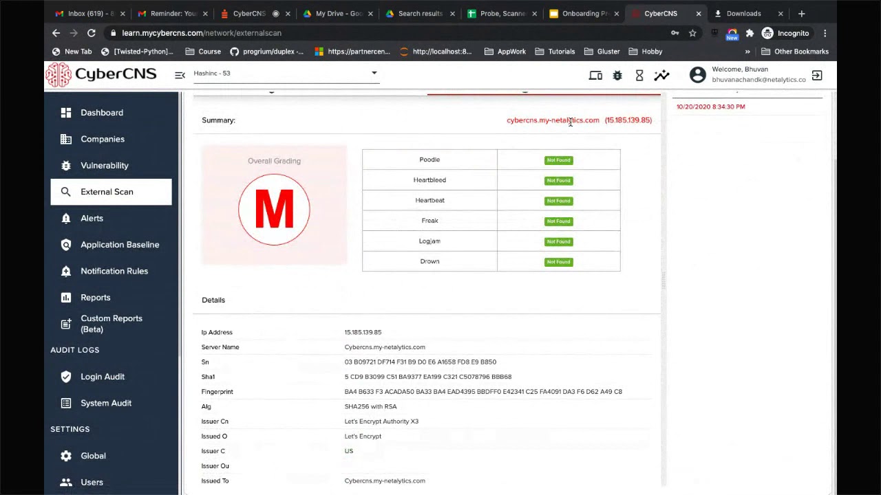 CyberCNS External Scans - YouTube