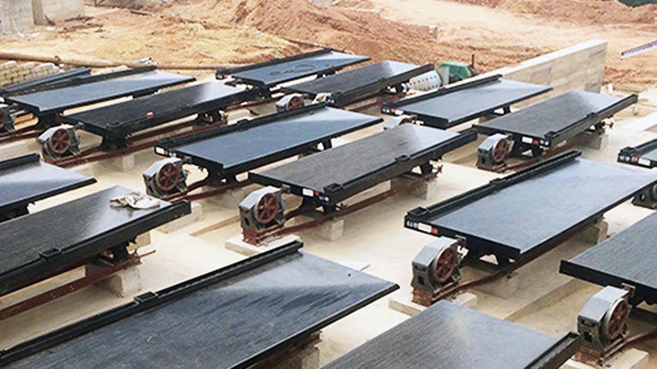 The 6-S shaking table is widely used in gold mining and fine gold ...