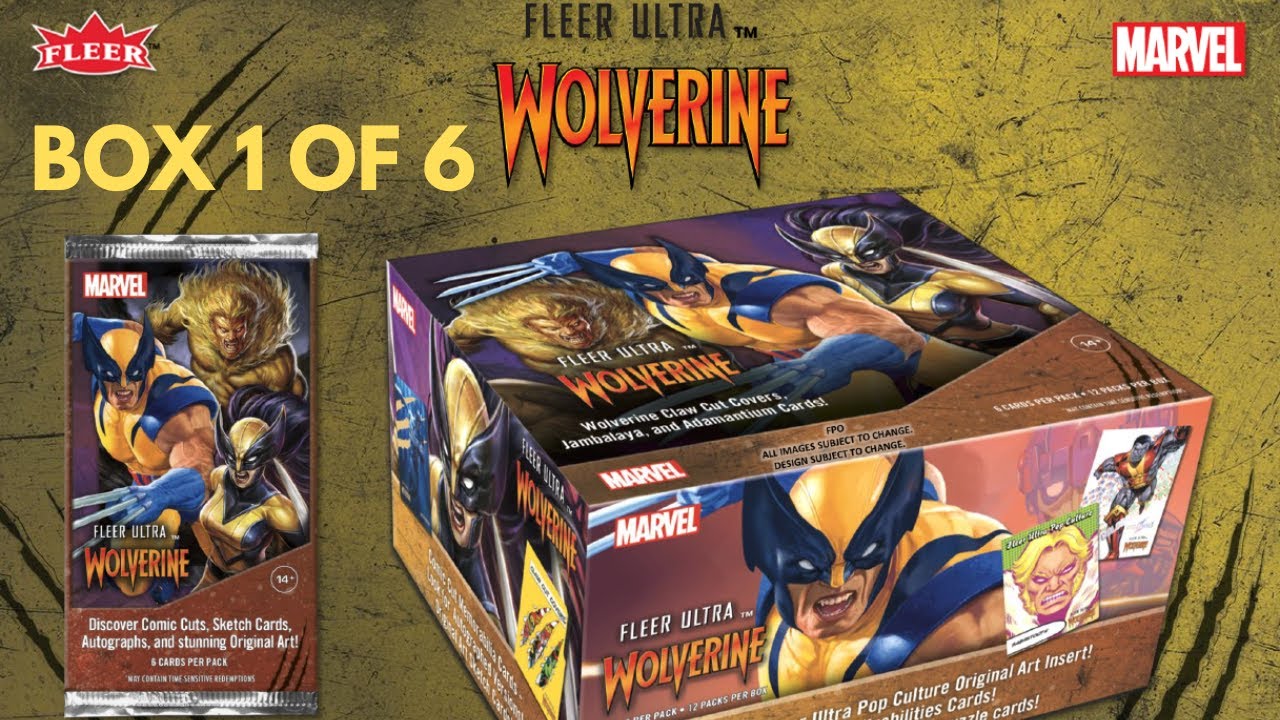 Fleer Ultra Wolverine Minicase Box 1 of 6 - YouTube