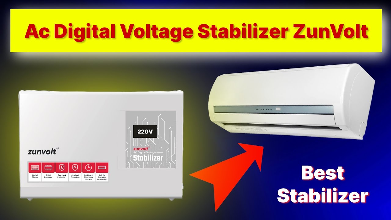 AC को चलाने के लिए Best Stabilizer | Ac Digital Voltage Stabilizer ...