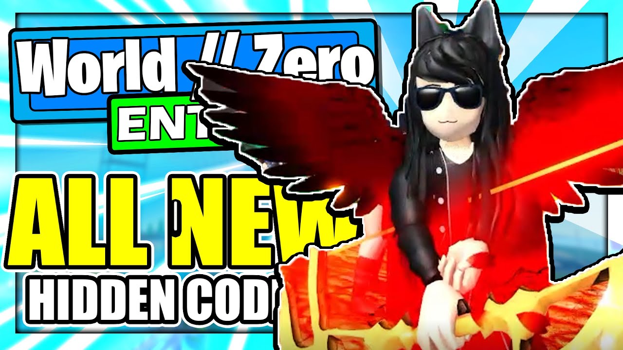 World // Zero (AUGUST 2021) ALL *NEW* SECRET OP CODES!? Roblox World ...