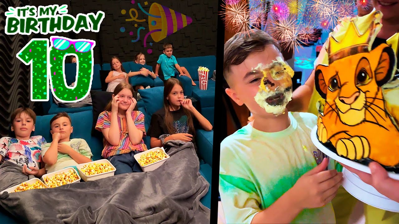 Ziua mea de nastere - 10 ani / Distractie cu prieteni si verisori ...