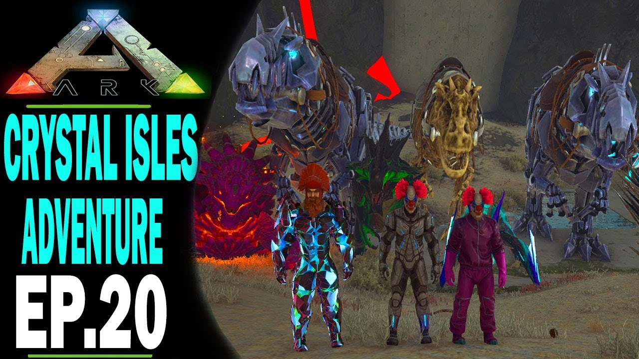 🔴ARK - CRYSTAL ISLES AVENTURE - BACK TO EXTINCTION,CLONERS, GIGAS ...