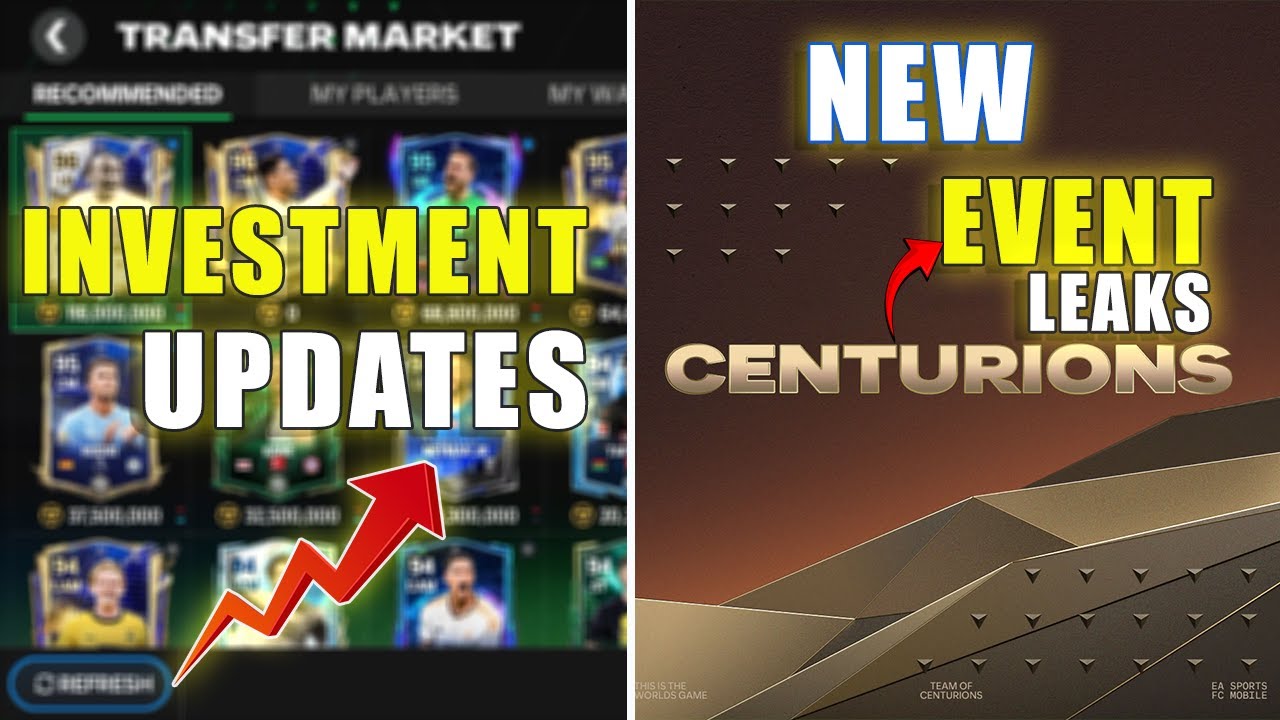 CENTURIONS Event Leaks And Investment Updated in FC Mobile! - YouTube