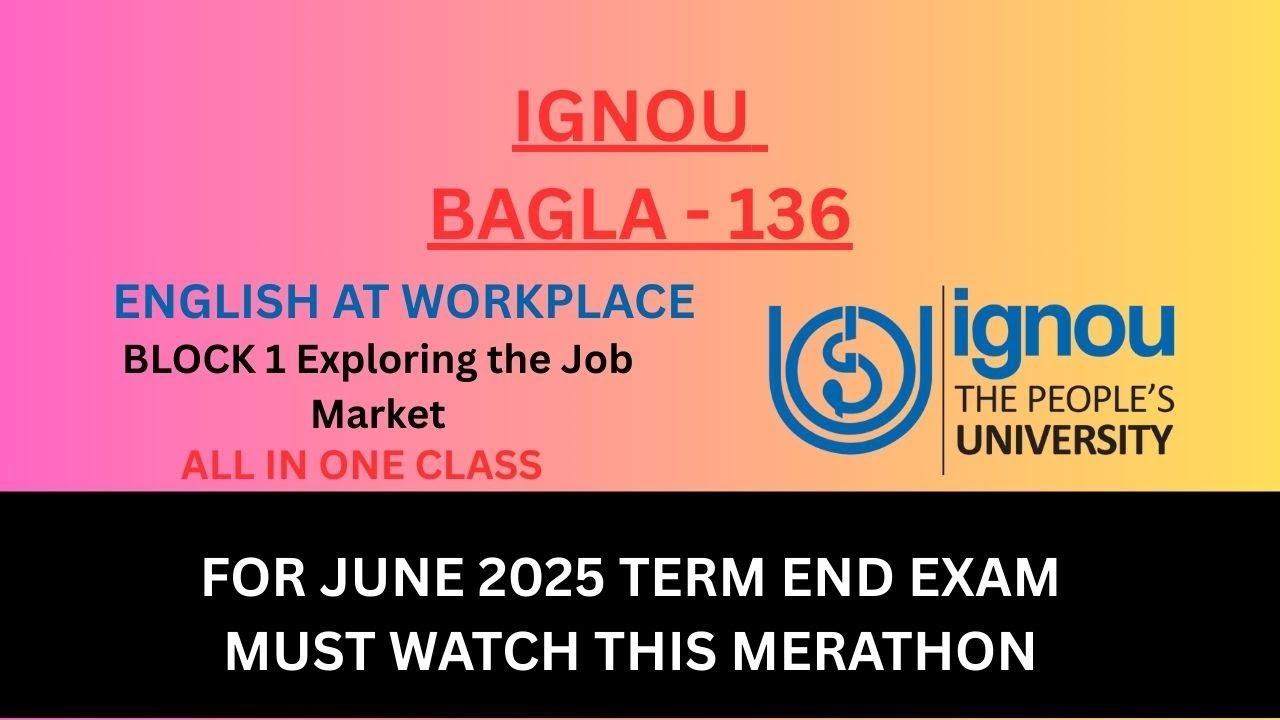 BEGLA 136 English at the Workplace Exploring the job market complete ...