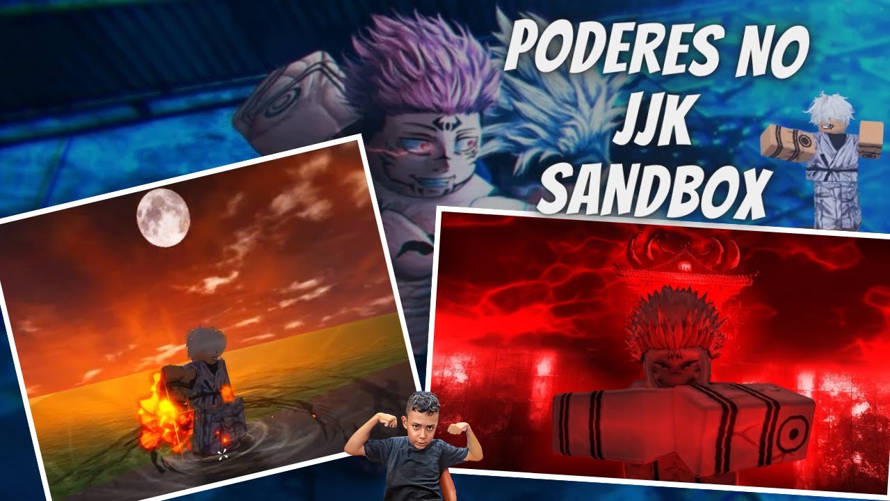 COMO USAR OS PODERES NO JJK SANDBOX #roblox #jjk - YouTube