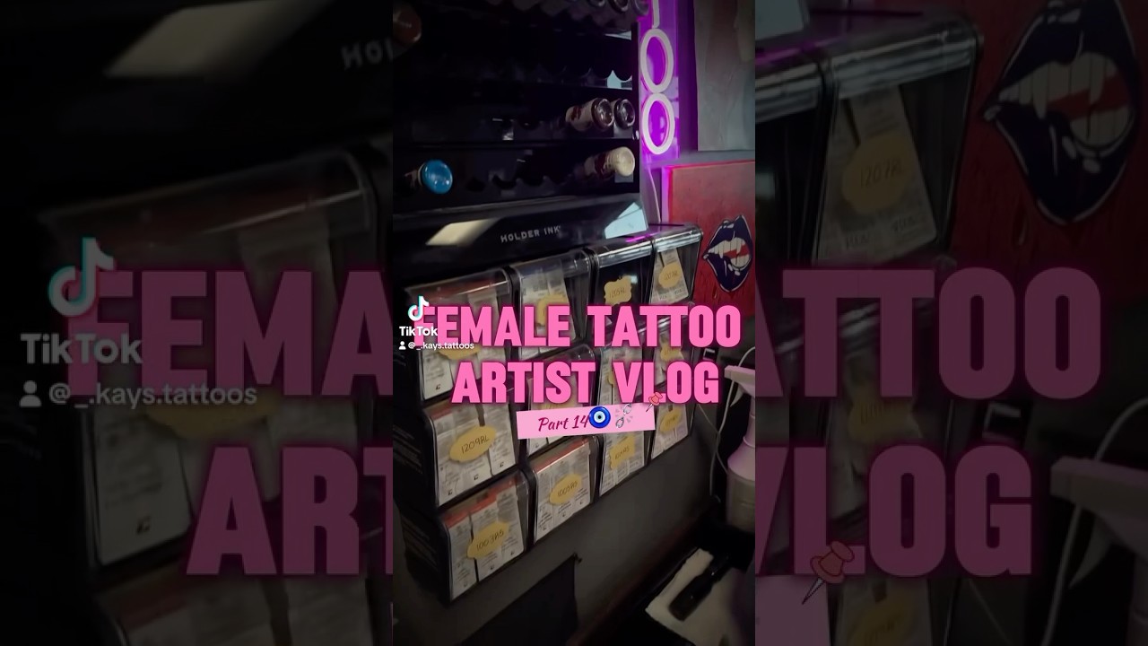 Day in my life as a female tattoo artist’spart 14! 🧿🫶🏽 ️#kaystattoos# ...