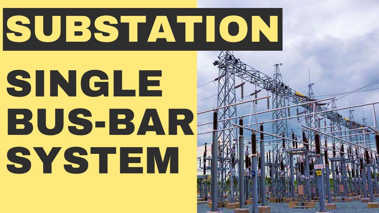 Substation Single Bus System Single Bus Bar Arrangement Youtube