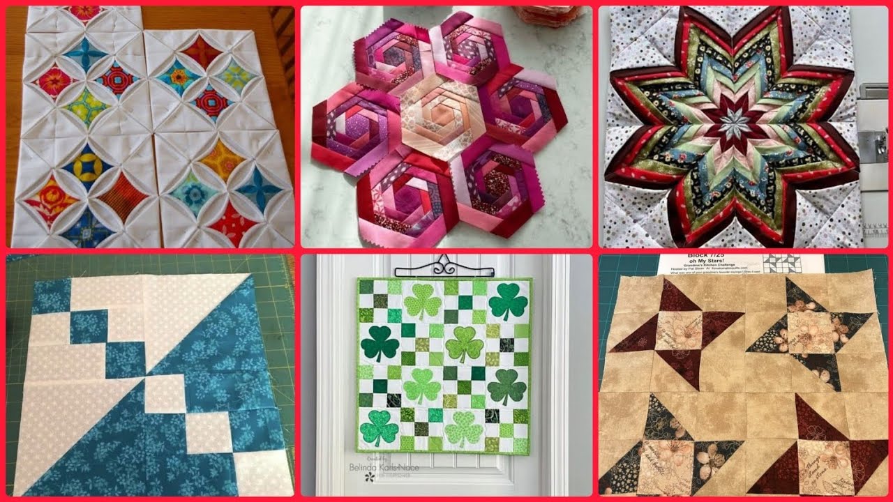 unique quilt #blocks 🌈 Quilt patterns blocks tutorial Patchworks ...