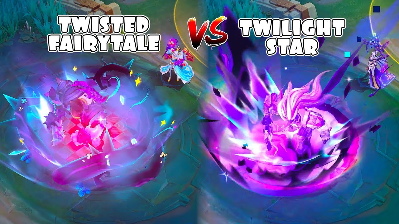 Vexana Twilight Star VS Twisted Fairytale Skin Comparison - YouTube