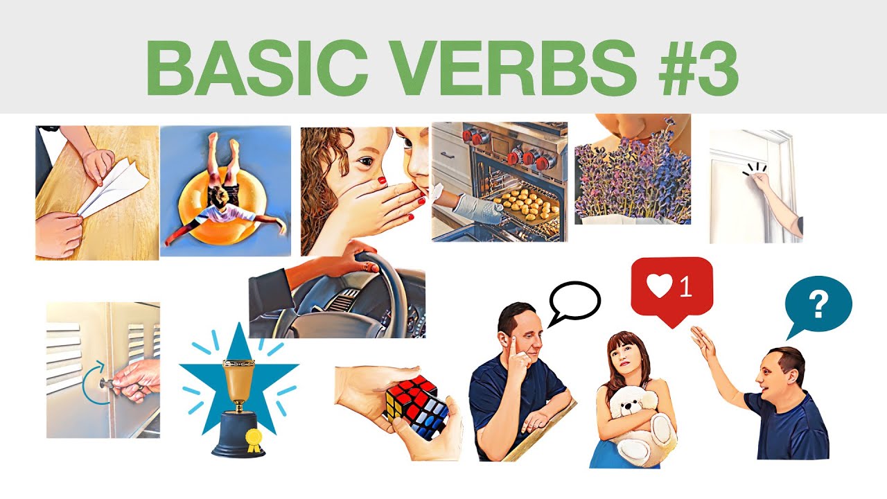 Basic verbs you should know | English vocabulary | Present simple ...