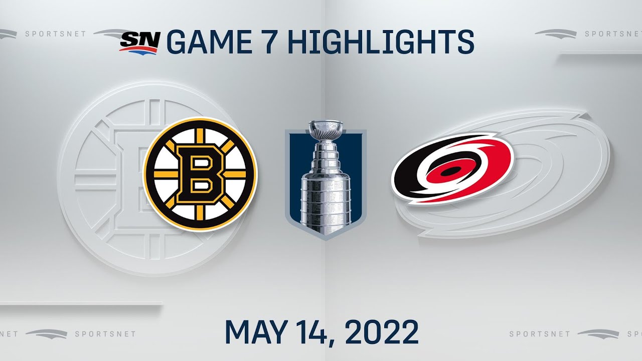 NHL Game 7 Highlights | Bruins vs. Hurricanes - May 14, 2022 - YouTube