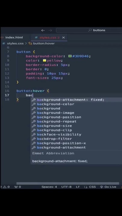 How To Create A Colour-Changing Hover Button - YouTube