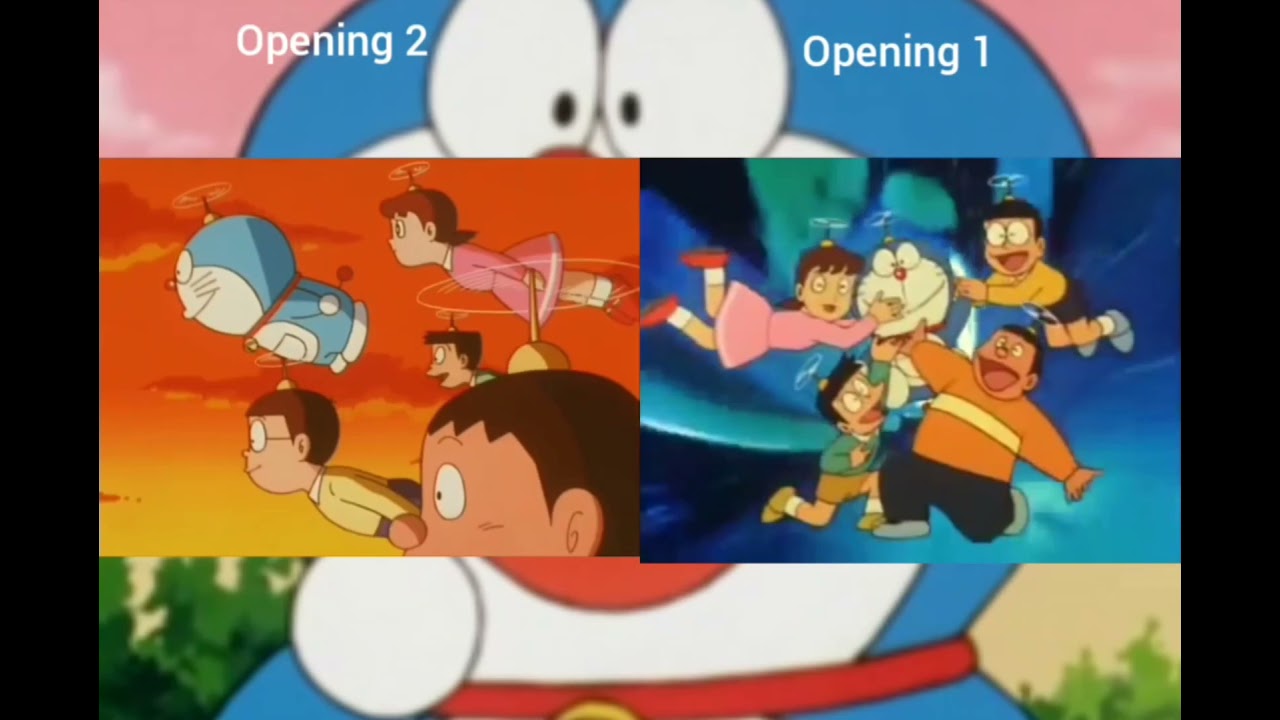 Doraemon Comparison - Opening Theme Song (1979) - YouTube