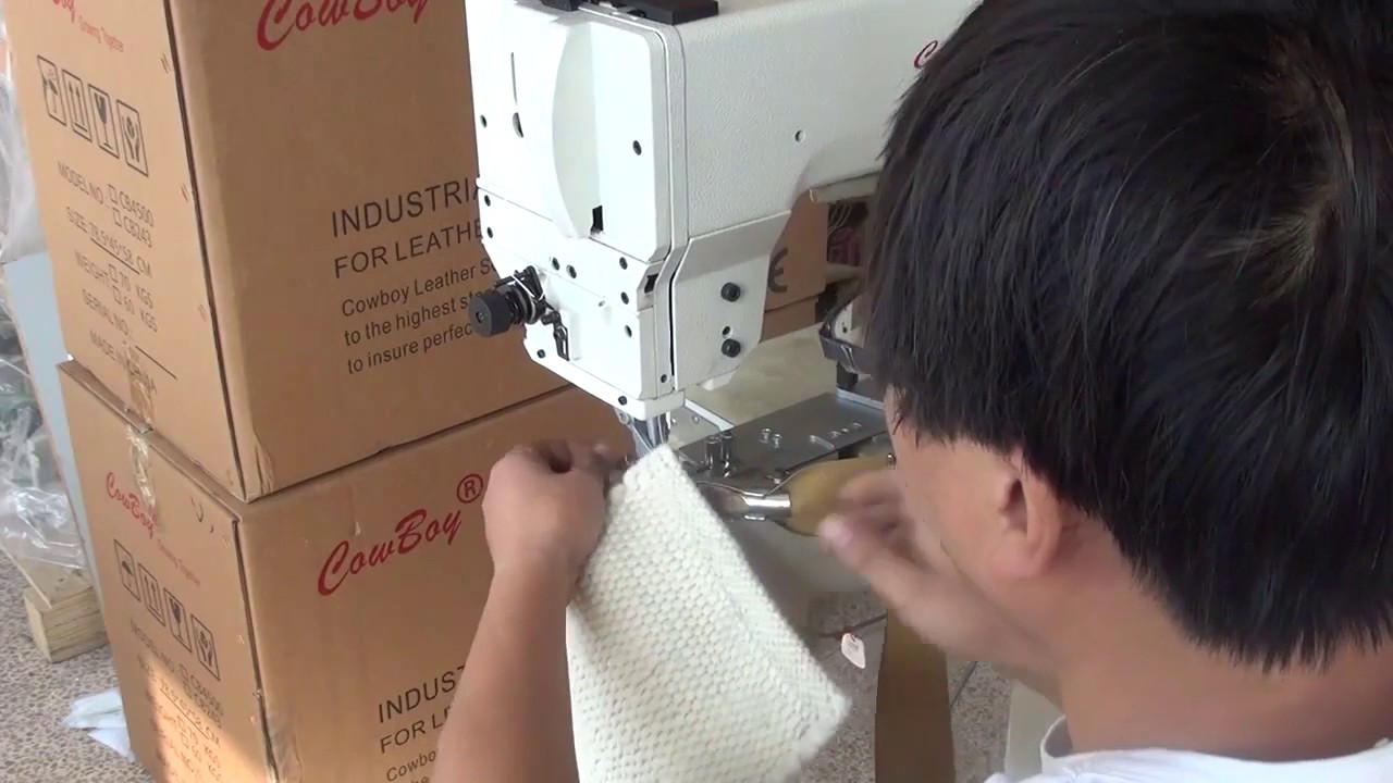 équipement bordeur pour la fabrication et le bordage en maroquinerie ...