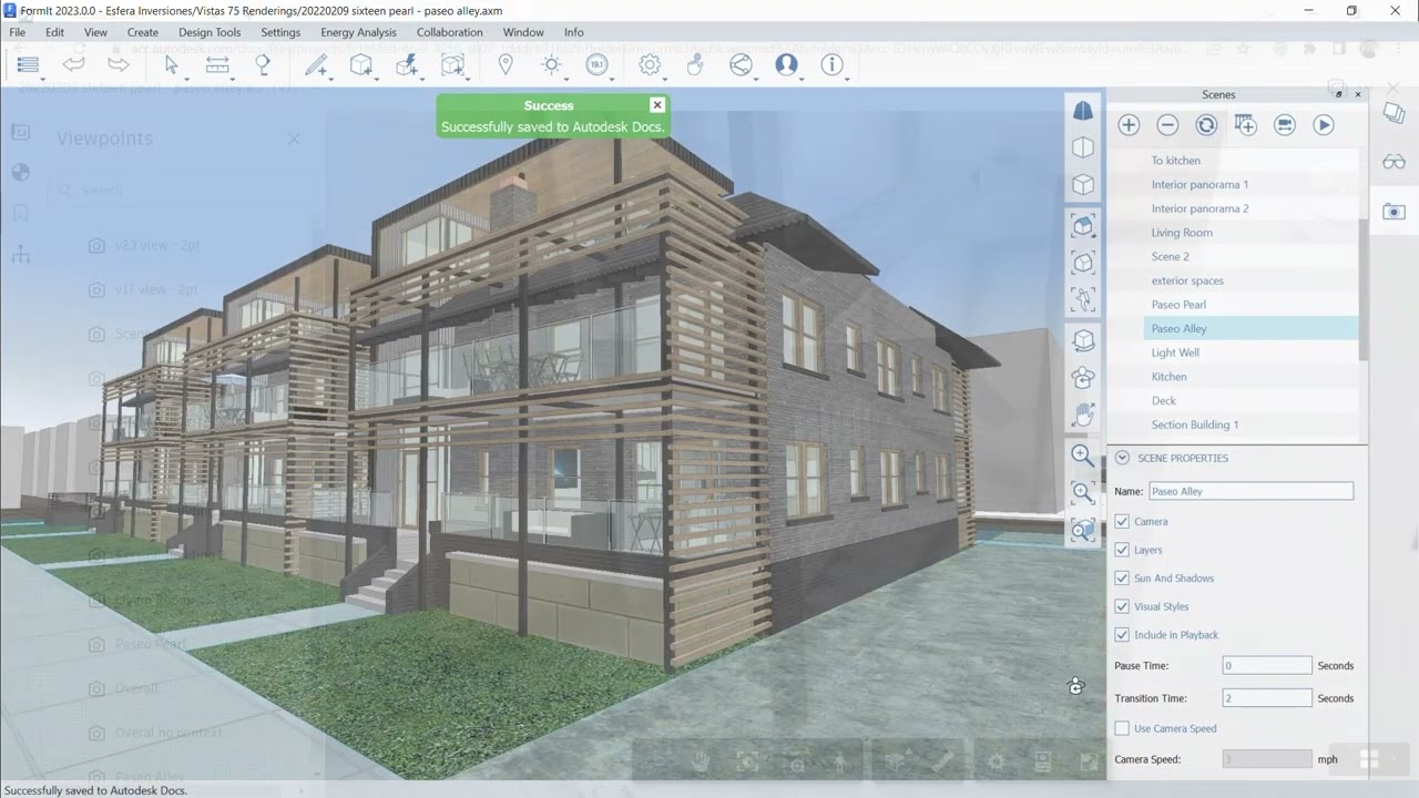 FormIt Pro 2023: Save scenes to Autodesk Docs - YouTube