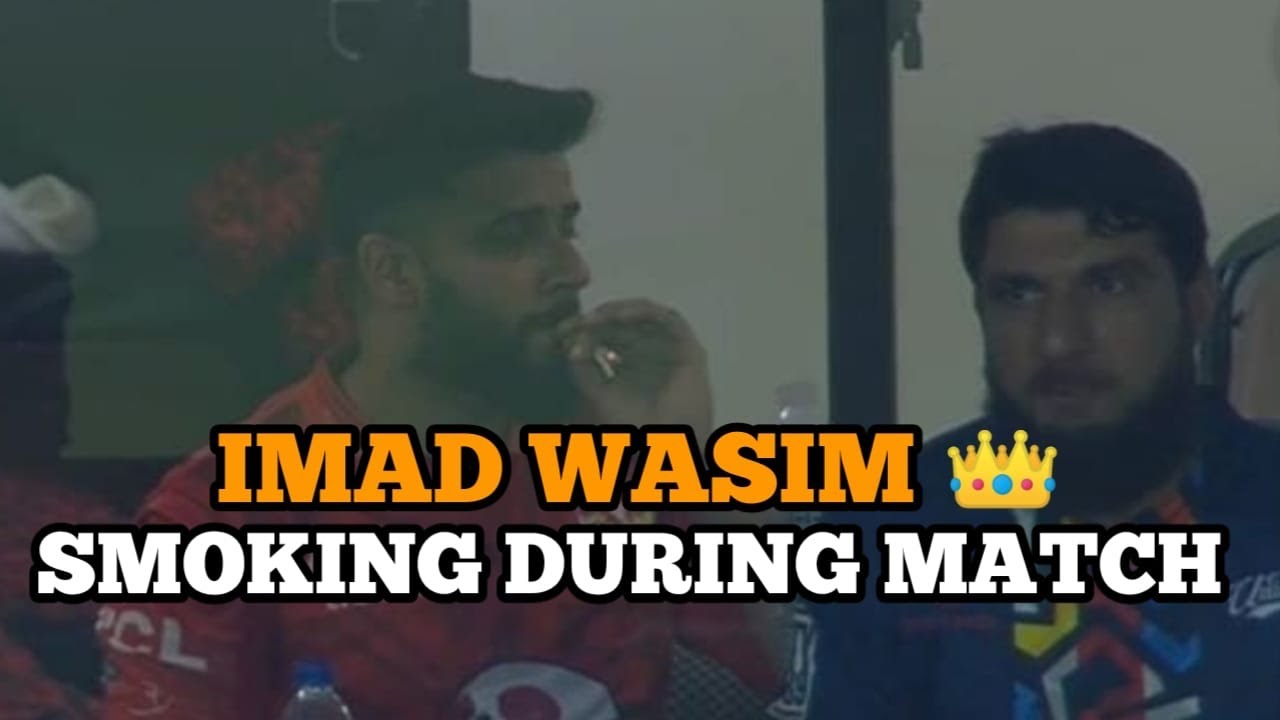 Imad Wasim Smoking | Maddy | Imad Waseem conqueror the PSl 9 Final ...